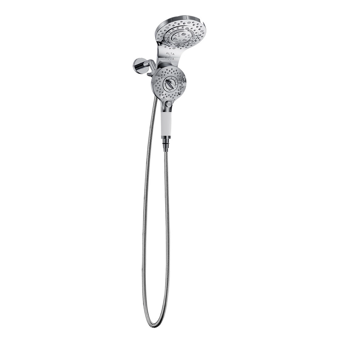 Essential 6" Head and Hand Shower Magnetic No Valve Shower Combo