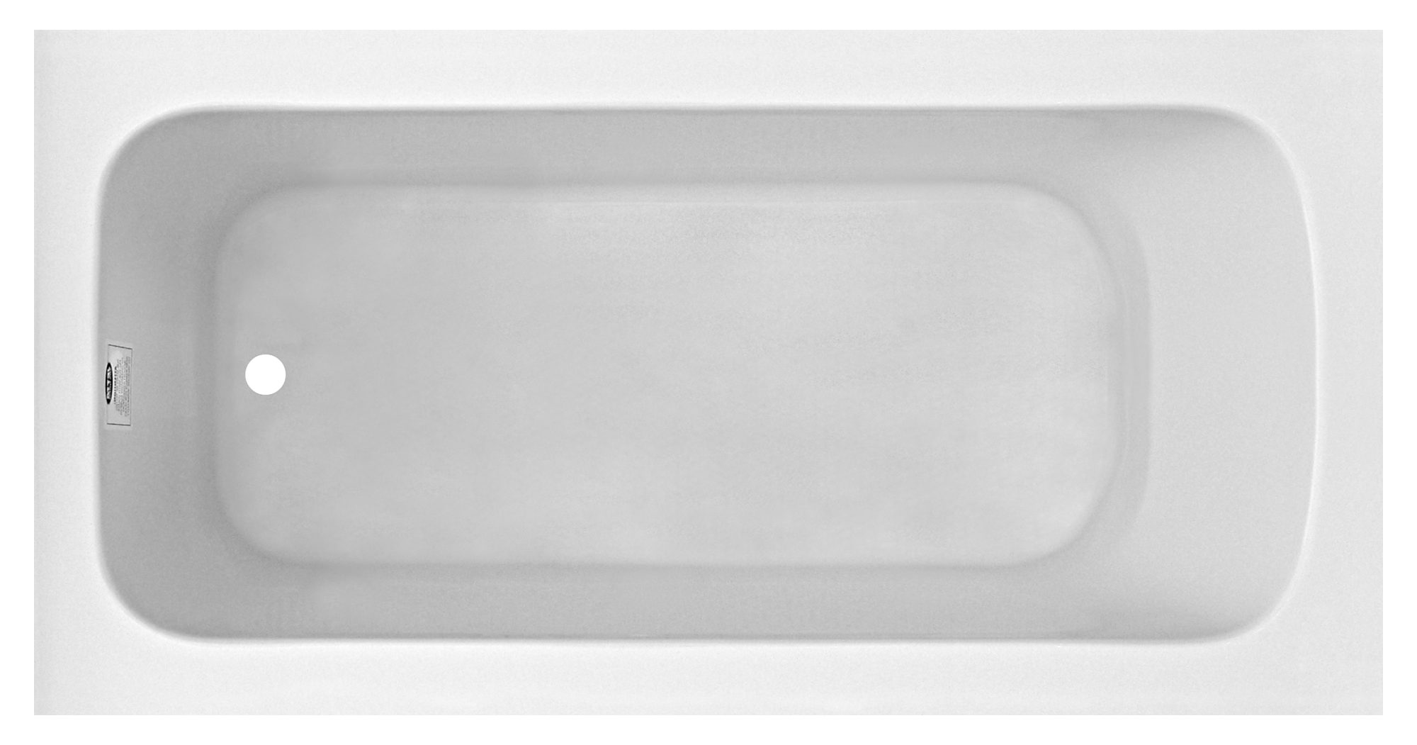 Malibu Riser Rectangle Left Hand Skirted Soaking Bathtub 60" x 31" x 2